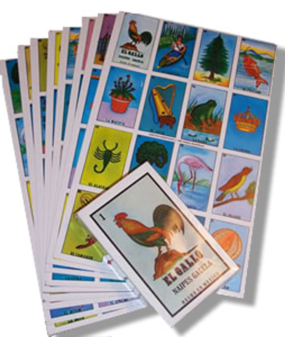 Mexican Loteria Game 10 Cards My Mercado Mexican Imports