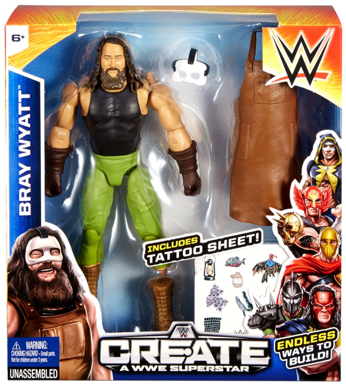 WWE Wrestling Create A WWE Superstar Bray Wyatt Action Figure Mattel Toys - ToyWiz