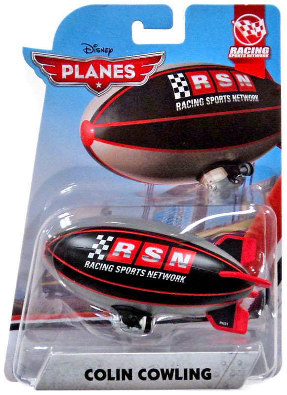 Disney Planes RSN Racing Sports Network Colin Cowling Diecast Plane ...