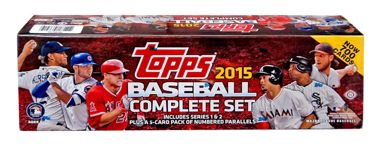 MLB 2015 Topps Baseball Cards Complete Set Hobby Edition - ToyWiz