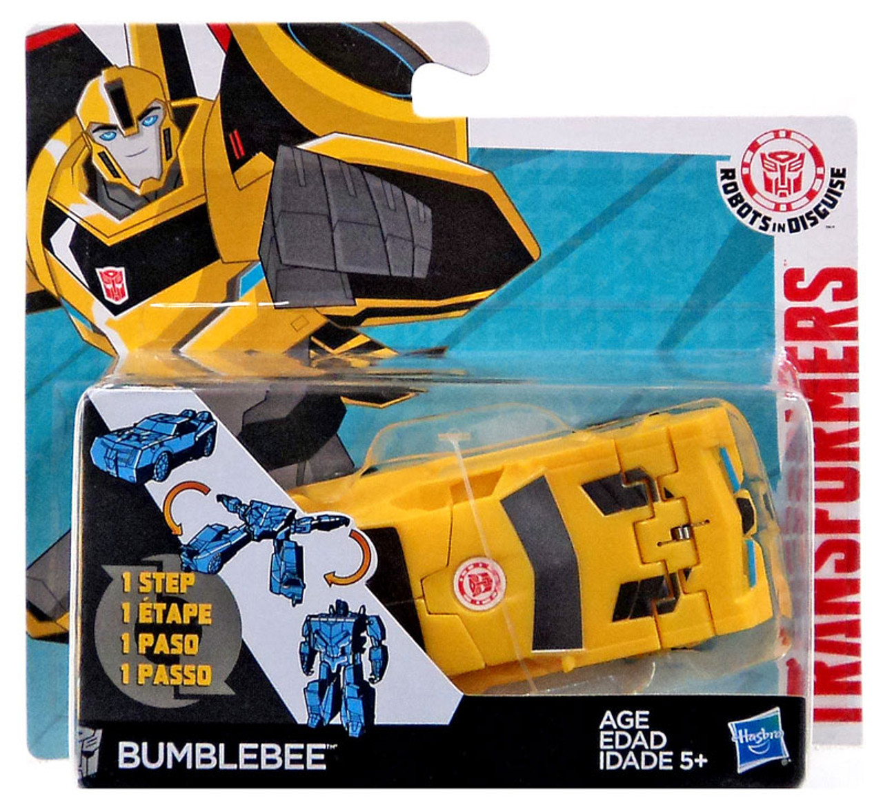 Transformers Robots in Disguise 1 Step Changers Bumblebee Action Figure ...