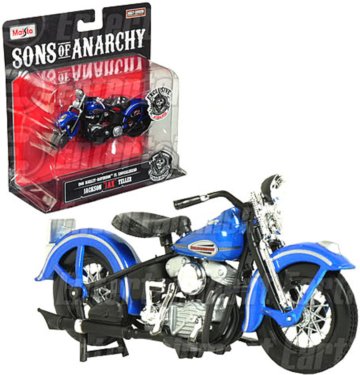Sons Of Anarchy John Tellers 1946 Harley Davidson Fl Knucklehead Exclusive 118 Diecast Replica