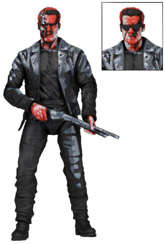 NECA Terminator 2 Judgment Day T-800 7 Action Figure Video Game ...