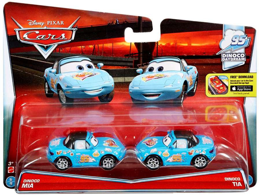 Disney Pixar Cars Dinoco Daydream Dinoco Mia Dinoco Tia 155 Diecast Car ...