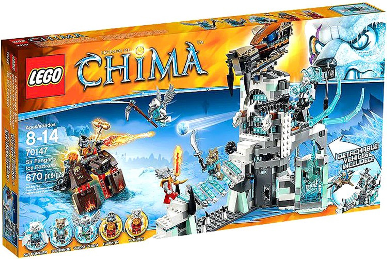 Lego Legends Of Chima Sir Fangars Ice Fortress Set 70147 Toywiz
