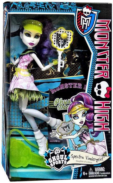 Monster High Ghoul Sports Spectra Vondergeist 10.5 Doll Mattel Toys ...