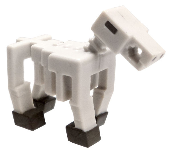 Minecraft Netherrack Series 3 Skeleton Horse 1 Mini Figure Loose Mattel ...