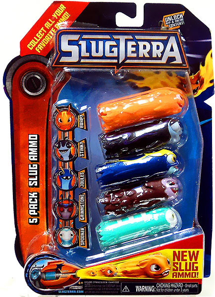Slugterra Blaster Evo Dart Slug Ammo 5-Pack Exclusive Burpy, Stinky ...