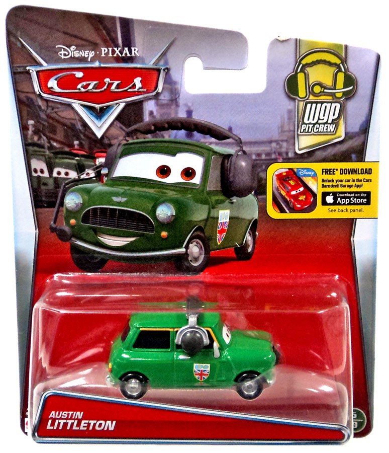 Disney Pixar Cars WGP Pit Crew Austin Littleton 155 Diecast Car 59 ...