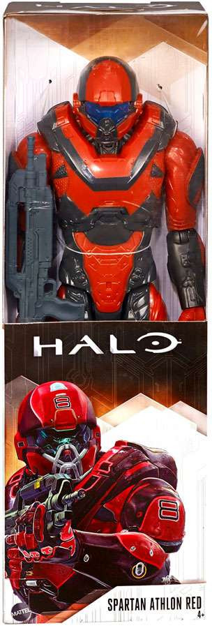 Halo Spartan Athlon Red 12 Inch Action Figure Mattel Toys - ToyWiz