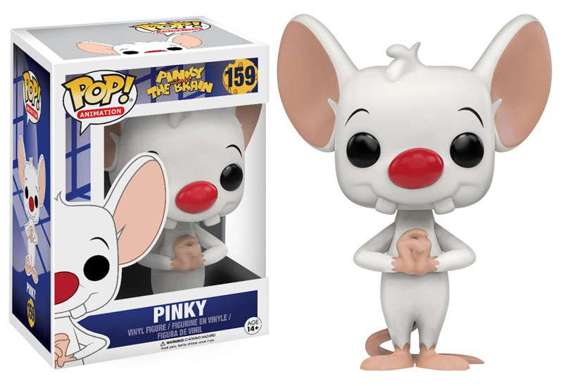 Funko Pinky and The Brain POP Animation Pinky Vinyl Figure 159 - ToyWiz