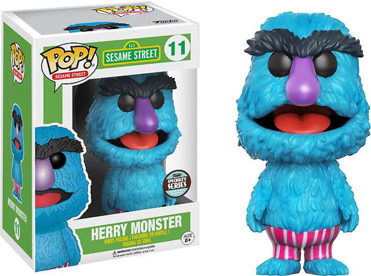 Funko Sesame Street Funko Pop Tv Herry Monster Exclusive Vinyl Figure 11 Toywiz