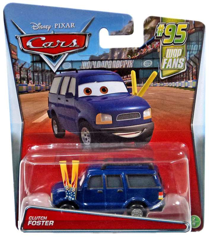 Disney Pixar Cars 95 WGP Fans Clutch Foster 155 Diecast Car 28 Mattel ...