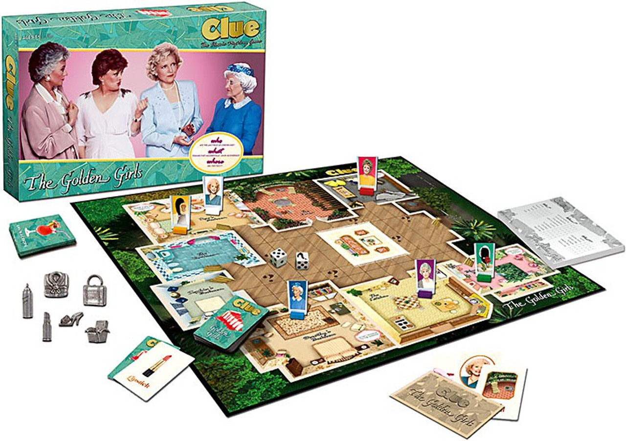 Golden Girls Clue Board Game Usaopoly Toywiz