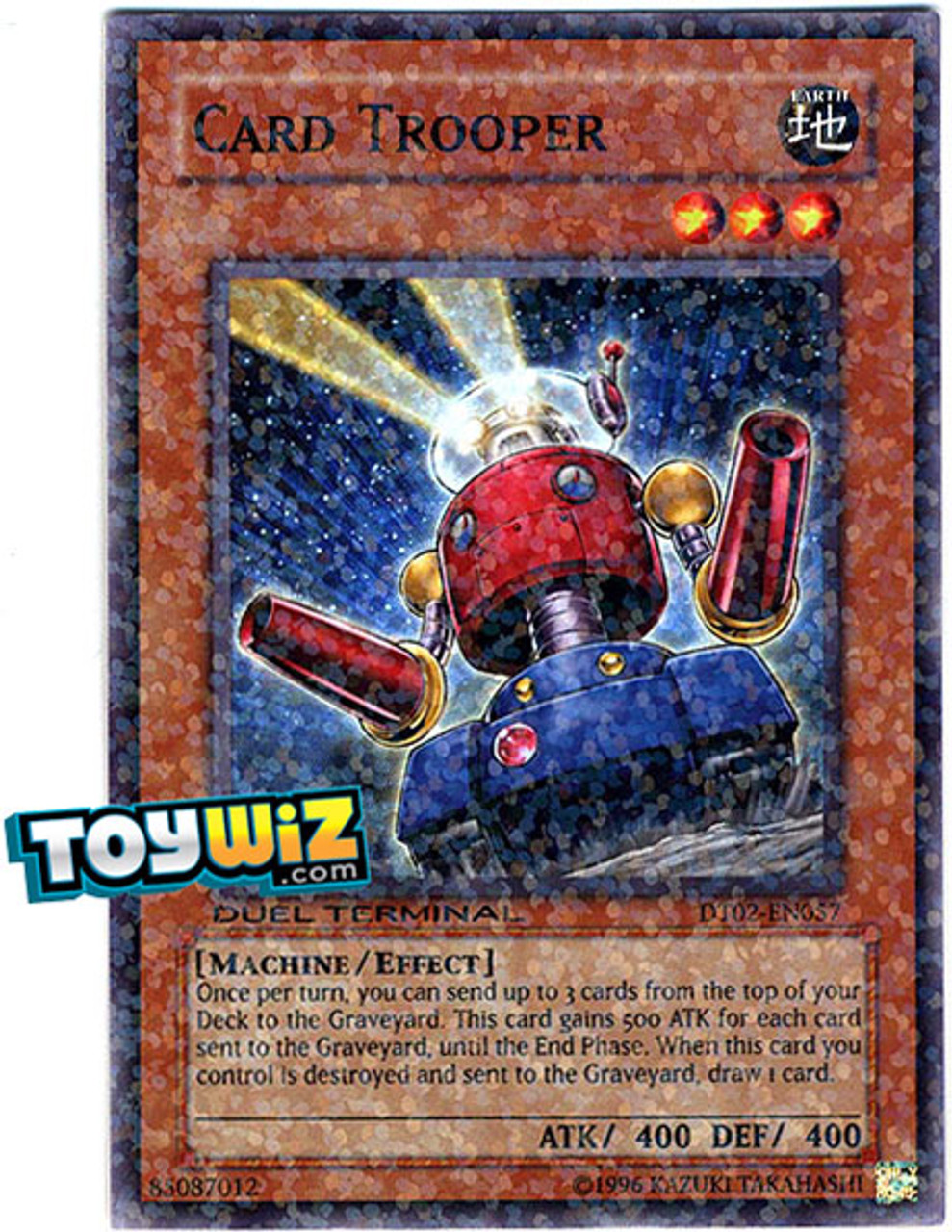 Yugioh 5ds Duel Terminal 2 Single Card Parallel Rare Card Trooper Dt02
