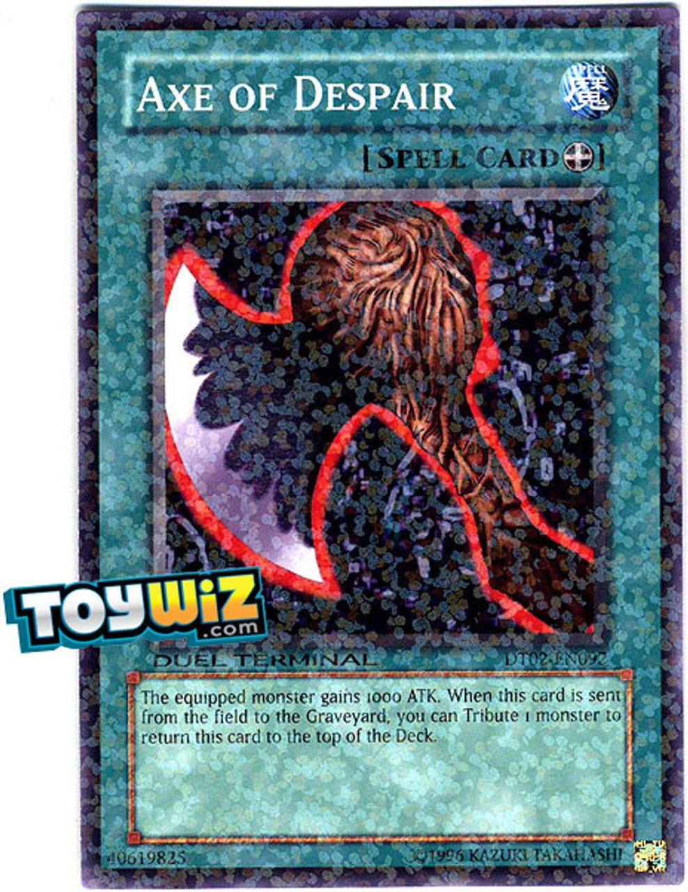 Yugioh 5ds Duel Terminal 2 Single Card Parallel Rare Axe Of Despair