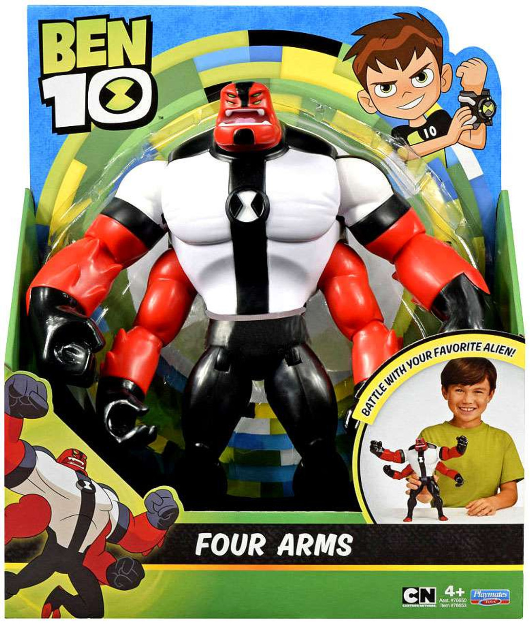 Ben 10 Giant Four Arms 10 Action Figure Playmates ToyWiz ben-10-giant-four-arms-10-action-figure-playmates-toywiz