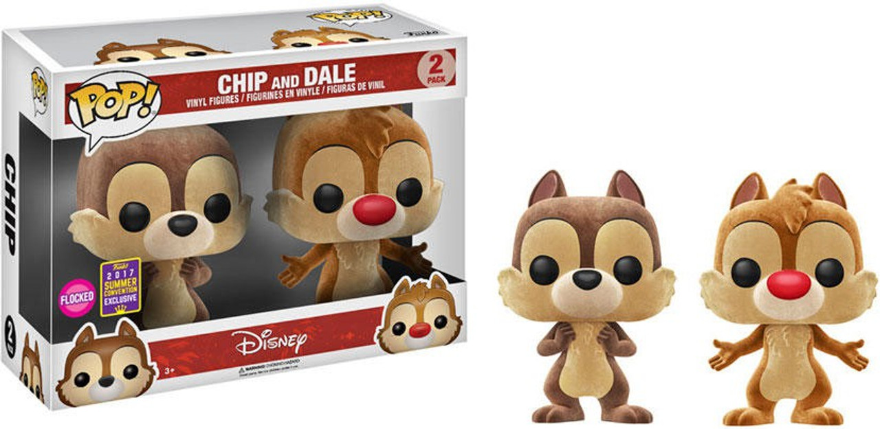 Funko Disney Funko Pop Animation Chip Dale Exclusive 2 Pack Vinyl Figure Flocked Toywiz