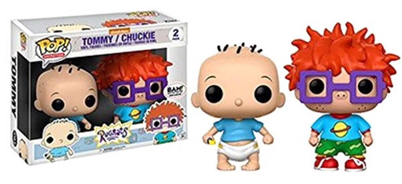 Funko Nickelodeon Rugrats Funko Pop Animation Tommy Chuckie Exclusive Vinyl Figure 2 Pack Toywiz