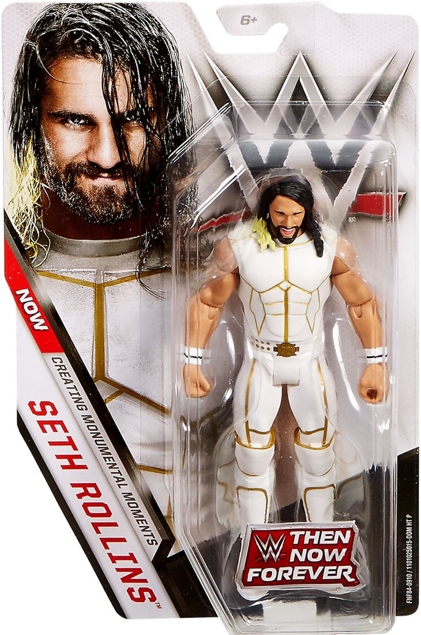 WWE Wrestling Then Now Forever Seth Rollins Exclusive Action Figure Mattel Toys - ToyWiz