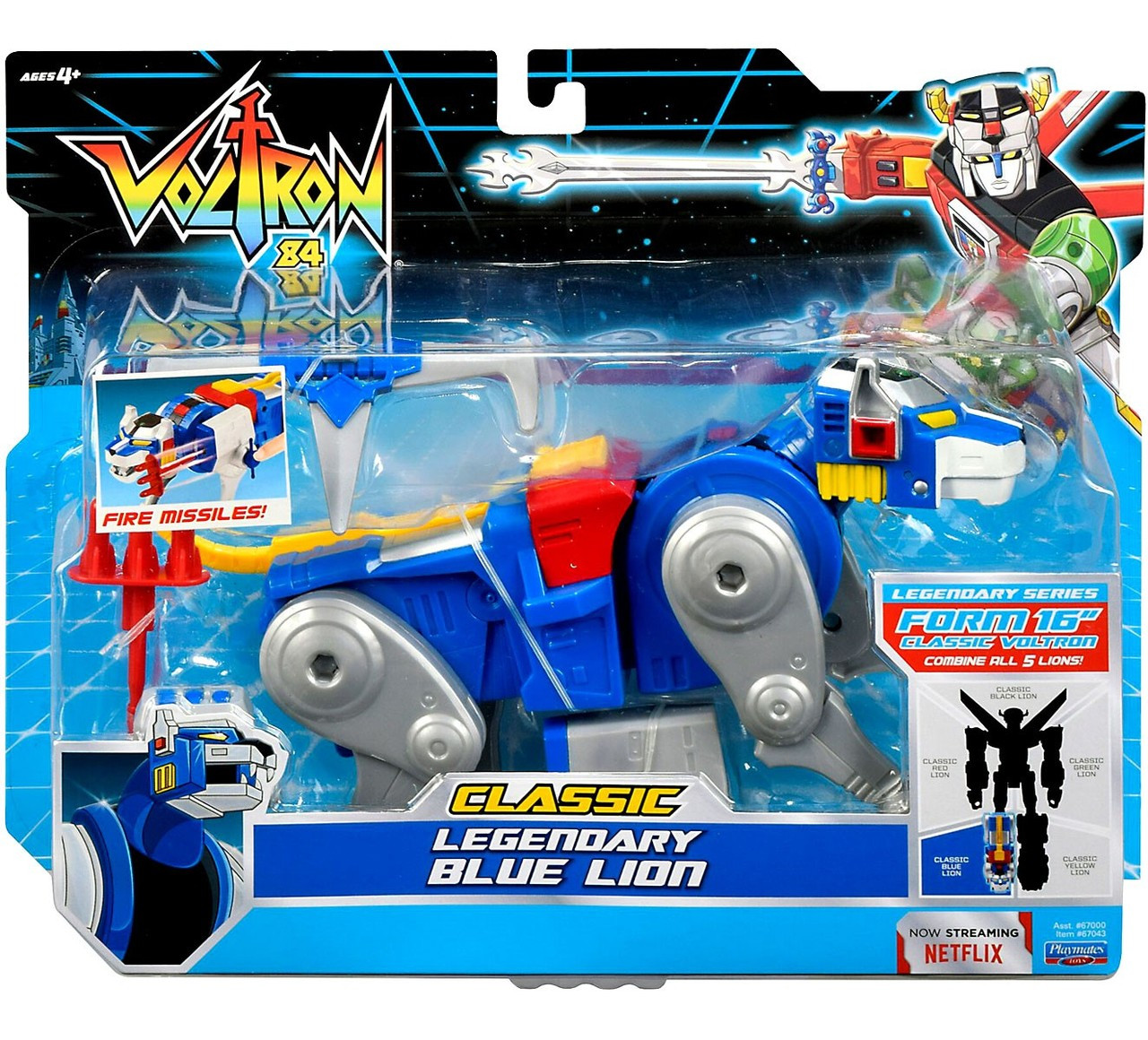 Voltron 84 CLASSIC Legendary Blue Lion Combinable Action Figure ...