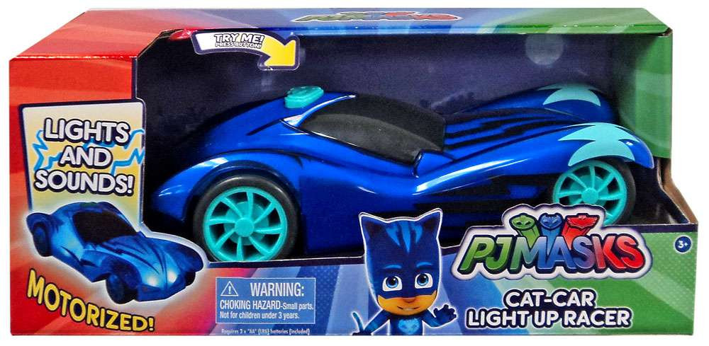 Disney Junior PJ Masks Cat-Car Light Up Racer Vehicle Just Play - ToyWiz