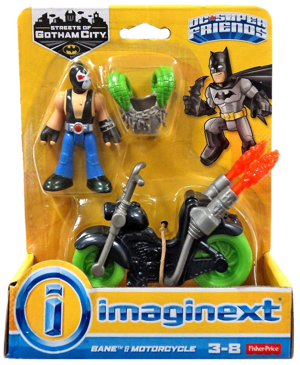 Fisher Price DC Super Friends Streets of Gotham City Imaginext Bane ...