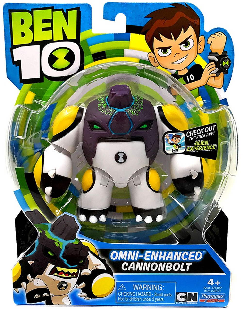 Ben 10 Basic Omni-Enhanced Cannonbolt 5 Action Figure Playmates - ToyWiz