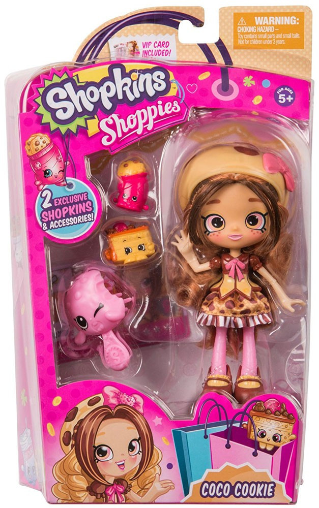 Shopkins Shoppies Season 4 Coco Cookie Doll Figure Moose Toys - ToyWiz