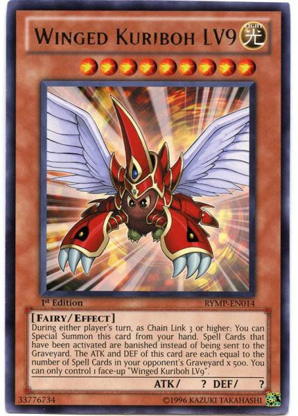YuGiOh GX Ra Yellow Mega-Pack Single Card Rare Winged Kuriboh LV9 RYMP ...