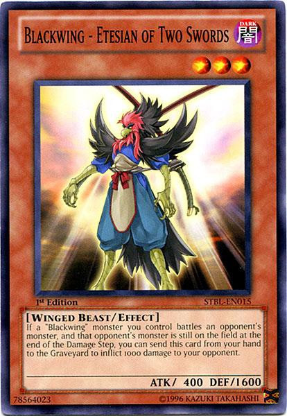 YuGiOh 5Ds Starstrike Blast Single Card Common Blackwing - Etesian of ...