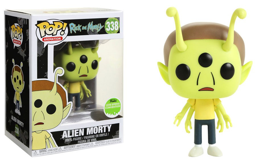 Funko Rick Morty POP Animation Alien Morty Exclusive Vinyl Figure 338 ...