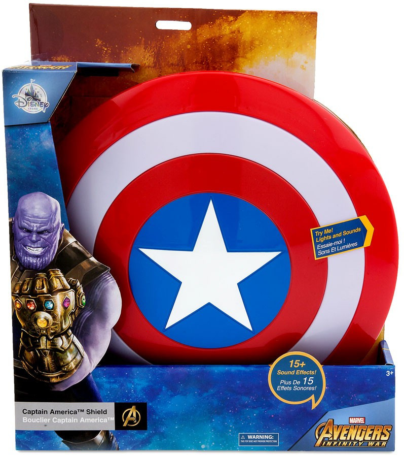 Disney Marvel Avengers Infinity War Captain America Shield Exclusive ...