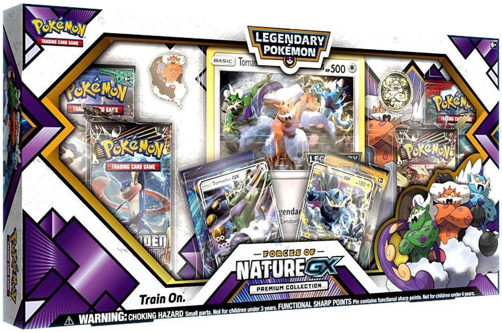 Pokemon Forces of Nature Thundurus Tornadus-GX Premium Collection ...