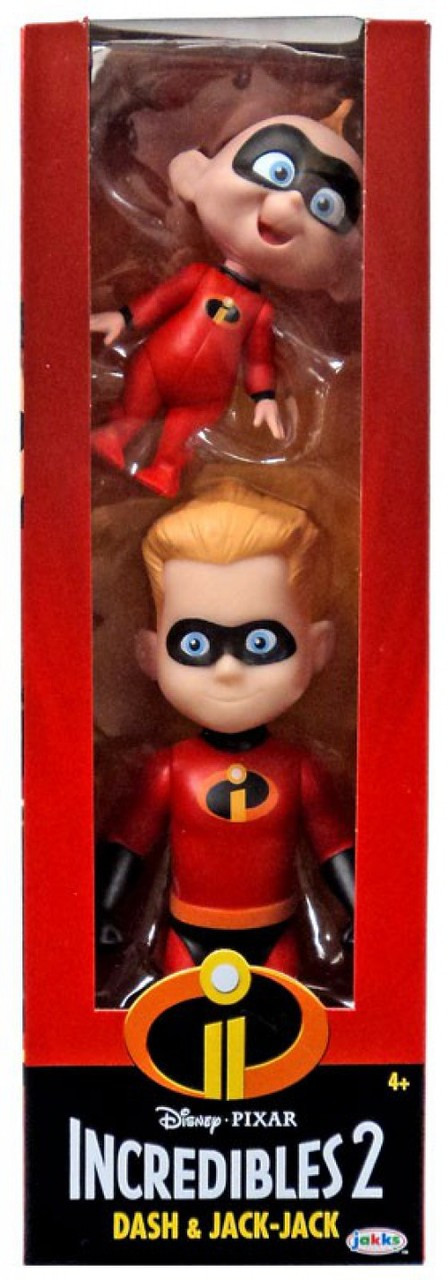 Disney Pixar Incredibles 2 Dash Jack-Jack Action Figure 2-Pack Jakks ...