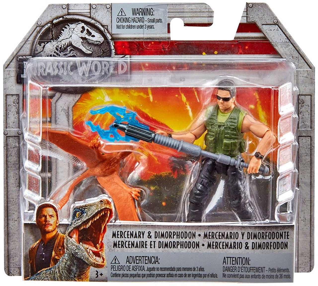 Jurassic World Fallen Kingdom Mercenary Dimorphodon 3 75 Action Figure