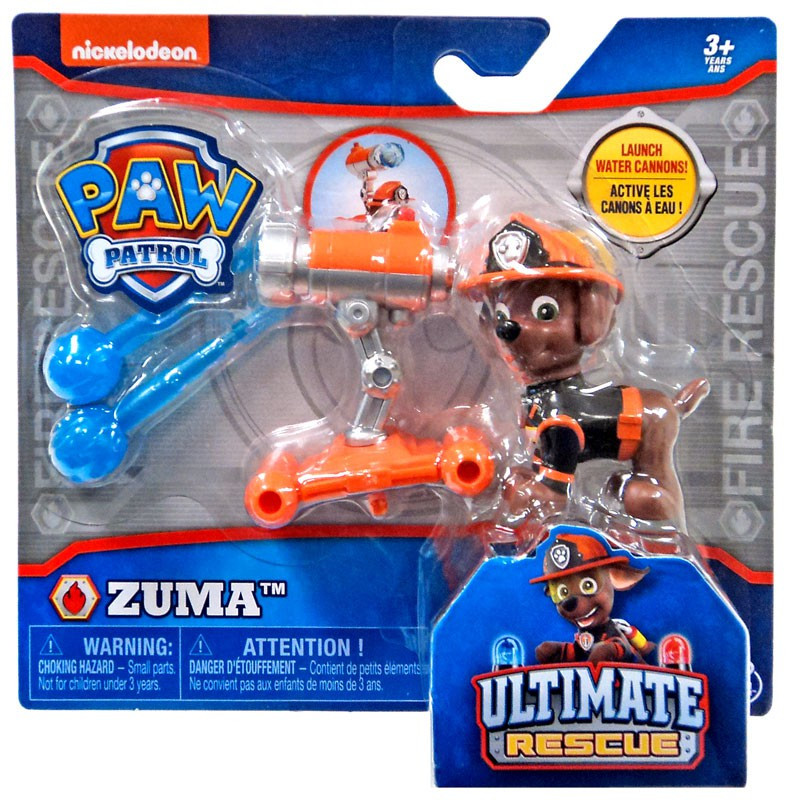 Paw Patrol Ultimate Rescue Zuma Figure Water Cannons Spin Master - ToyWiz