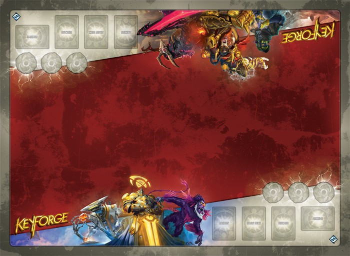 KeyForge Unique Deck Game Architects Vault Two-Player Gamemat KFS01 ...