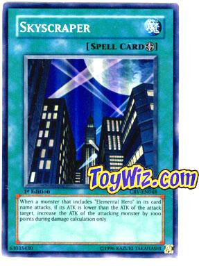 YuGiOh Cybernetic Revolution Single Card Super Rare Skyscraper CRV ...