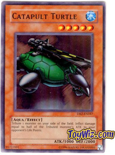 YuGiOh Dark Beginning 2 Single Card Super Rare Catapult Turtle DB2-EN047 - ToyWiz