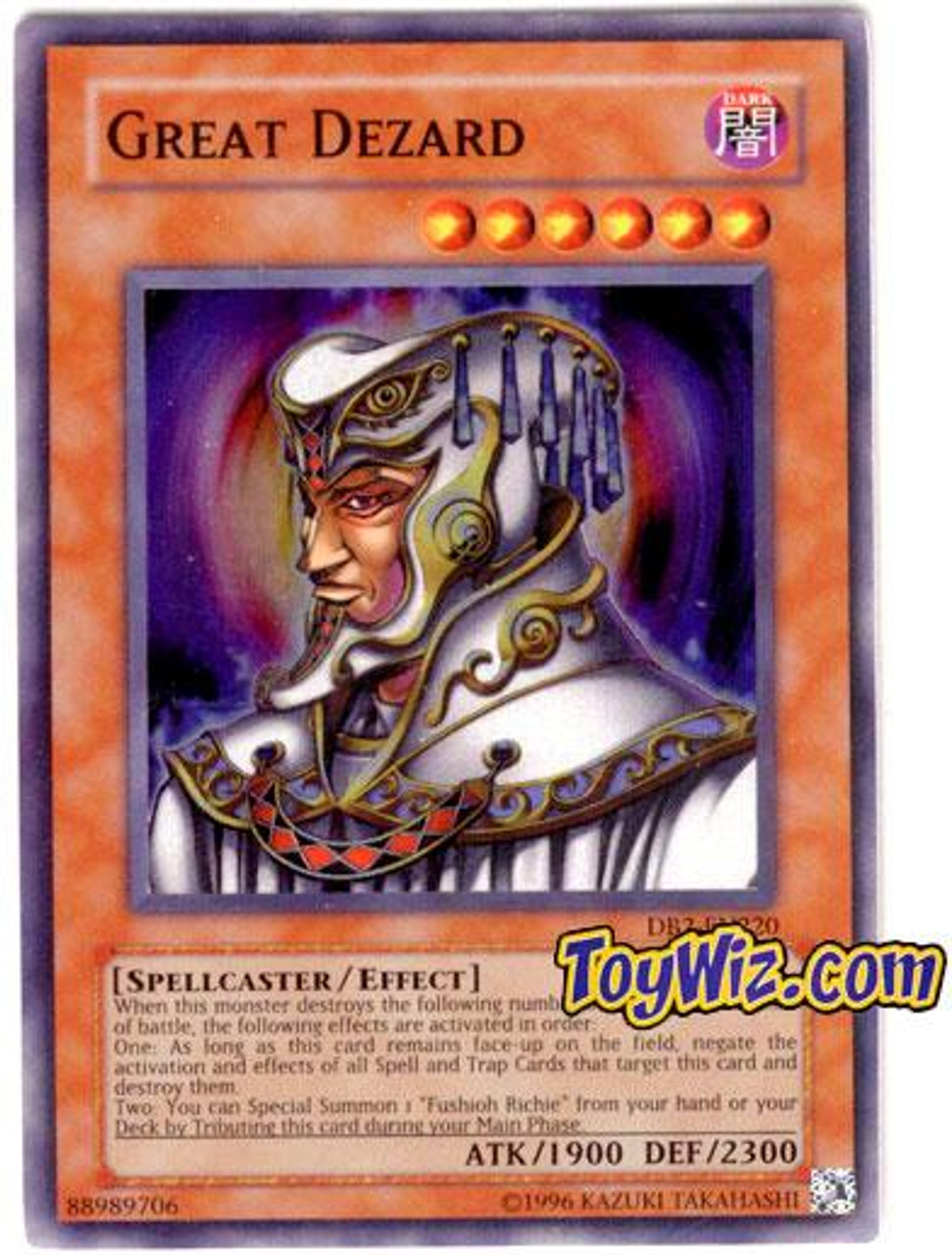 YuGiOh Dark Beginning 2 Single Card Super Rare Great Dezard DB2-EN220 - ToyWiz