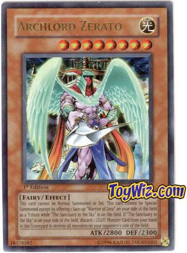 YuGiOh Ancient Sanctuary Single Card Ultra Rare Archlord Zerato AST-034 ...
