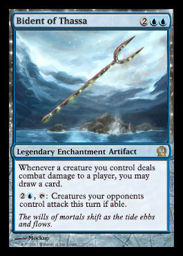 Magic The Gathering Theros Single Card Rare Bident of Thassa 42 - ToyWiz