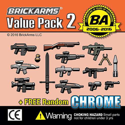 BrickArms 2.5" Scale WEAPON PACKS