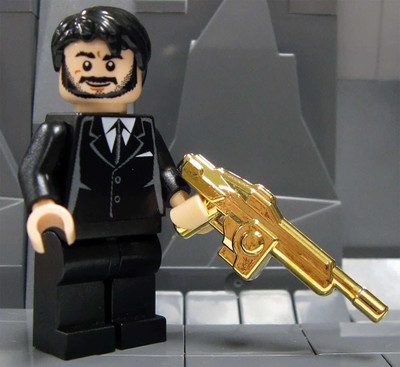 BrickArms 2.5" Scale CUSTOM, PREMIUM & GOLD Weapons & Gunracks