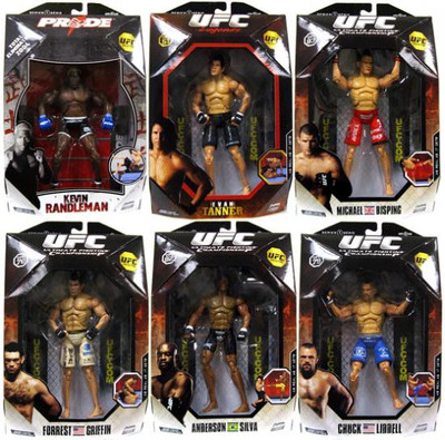 UFC Jakks Pacific Ultimate Fighting Championship Deluxe Action Figures ...