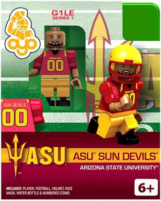 OYO Poseable Building Brick Style Minifigures College Football Mini ...