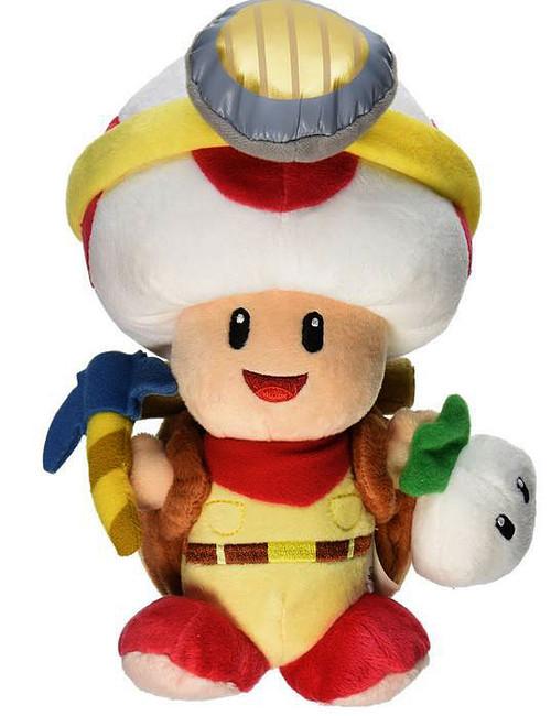 Super Mario Galaxy Captain Toad 9 Plush San-Ei - ToyWiz