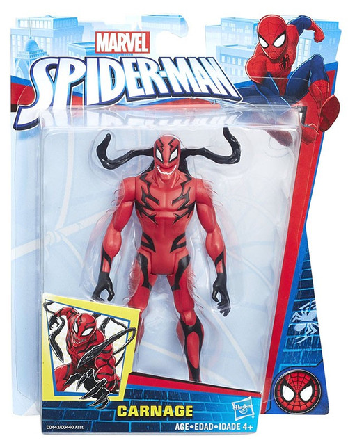 Marvel Spider-Man Carnage 6 Action Figure Hasbro Toys - ToyWiz
