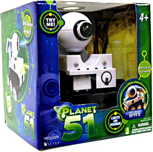 Planet 51 Bump Go Rover Mini Figure Lights Sounds Jazwares - ToyWiz